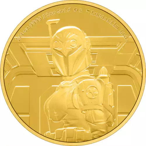 2022 1/4oz The mandalorian Classic -- Bo-Katan Kryze Gold Coin - Gold ...