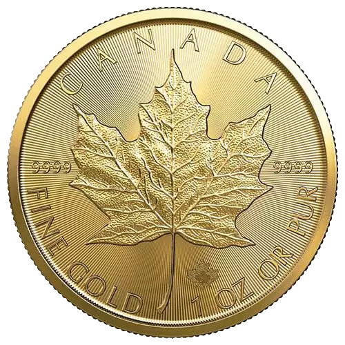 2024 1 oz Canadian Gold Maple Leaf Coin | Royal Canadian Mint - Gold ...